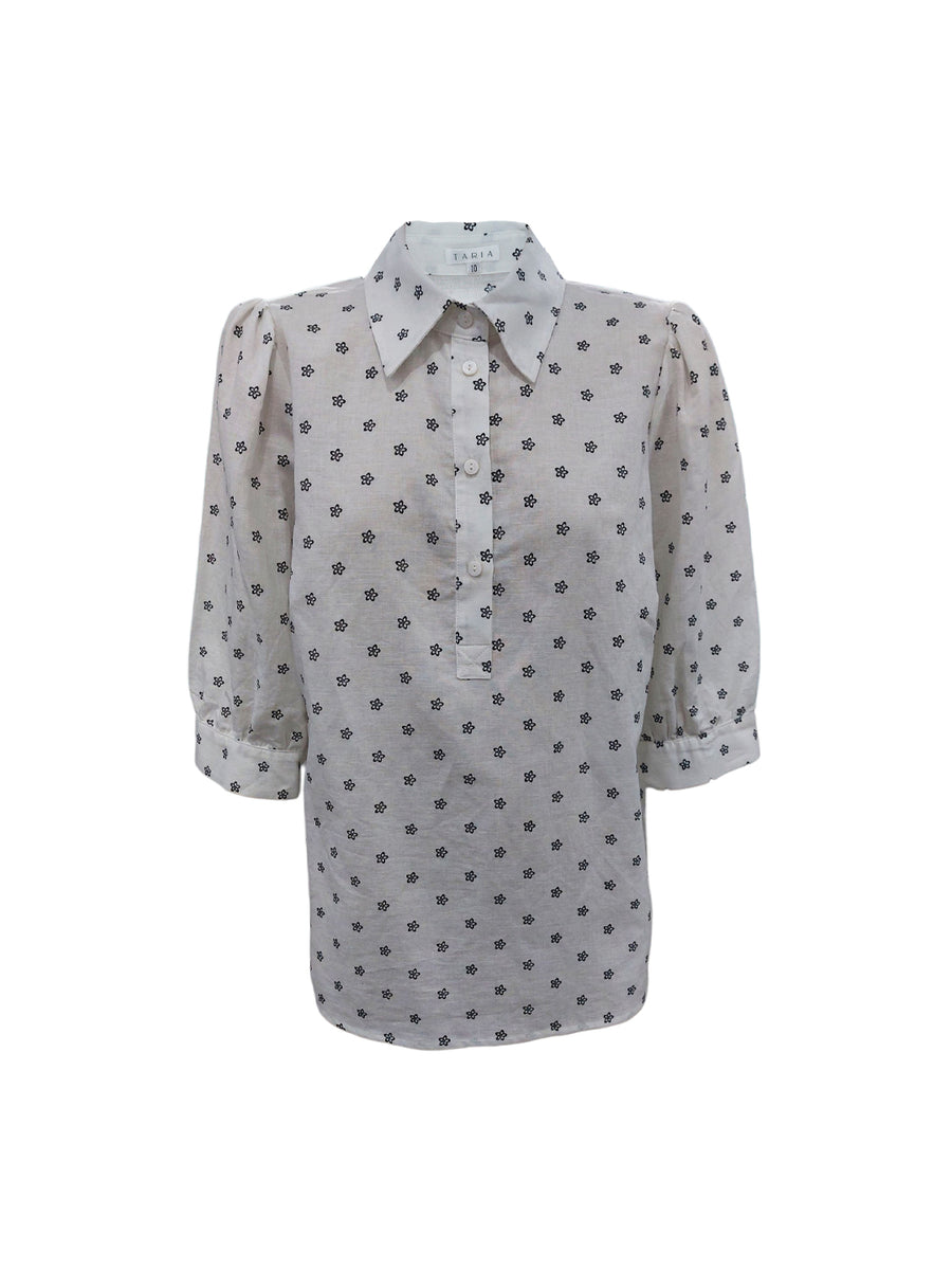 TARIA COTTON LINEN TOP – TariaFashion